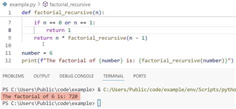 Factorial Of A Number In Python