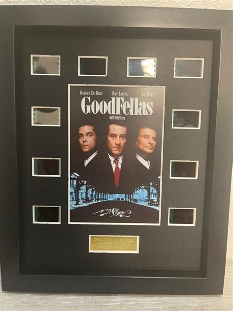 Goodfellas 1990 Framed Film Cells Display With Coa Catawiki