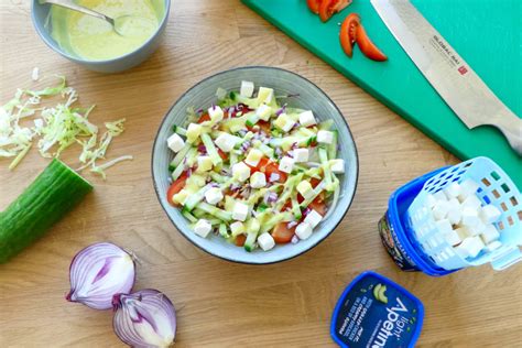 Feta Salade Met Honing Mosterd Dressing The Fit Food Friends