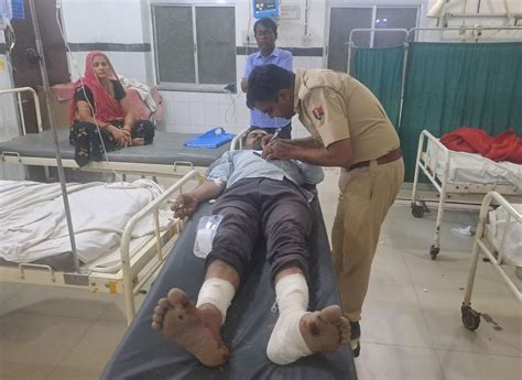 Rajasthan Man Injured After Car Rams Into Him In Pali भाई ने भाई के