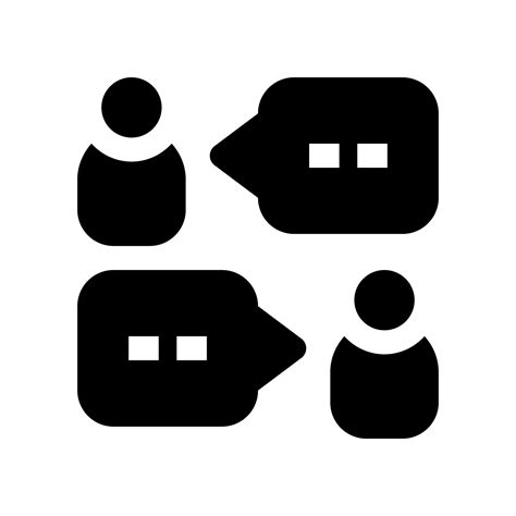 Conversation Icon For Your Website Mobile Presentation And Logo Design 21377482 Vector Art