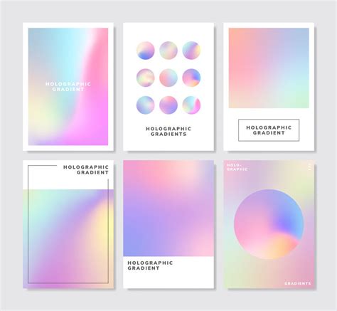 彩色全息渐变背景设计套装素材 高清图片 摄影照片 寻图免费打包下载