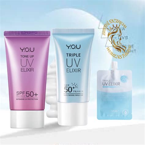 Jual ️wp ️ You Sunscreen Tone Up Uv Elixir And Triple Uv Elixir Spf 50