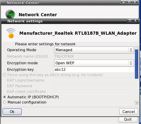 Remote Network Membuat Security Wep Pada Tp Link