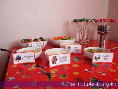 Nintendo Themed Birthday Party The Purple Pumpkin Blog