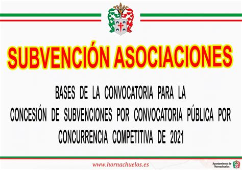 BASES DE LA CONVOCATORIA PARA LA CONCESIÓN DE SUBVENCIONES POR