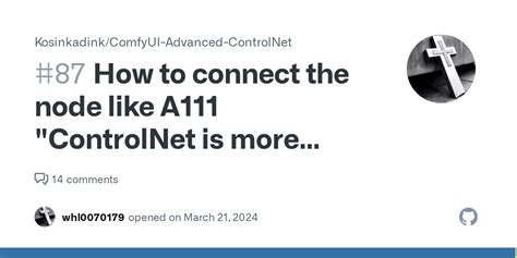 How To Connect The Node Like A111 Controlnet Is More Important
