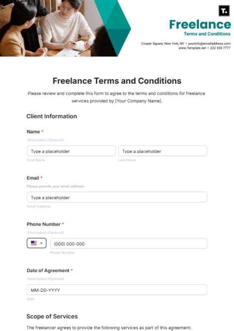 Free Terms And Condition Templates To Edit Online