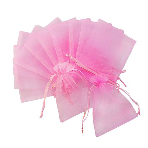 Organzasäckchen Organzabeutel Schmuckbeutel Säckchen Organza Rosa