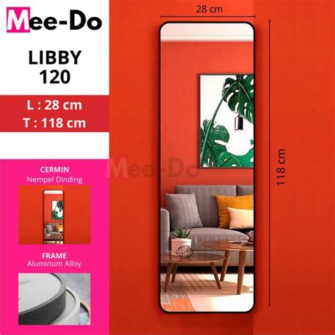 Jual Standing Mirror Mee Do Aesthetic Kaca Cermin Full Body Libby 120