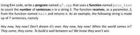 Solved Using C Code Write A Program Named Cpp That Uses Chegg Com