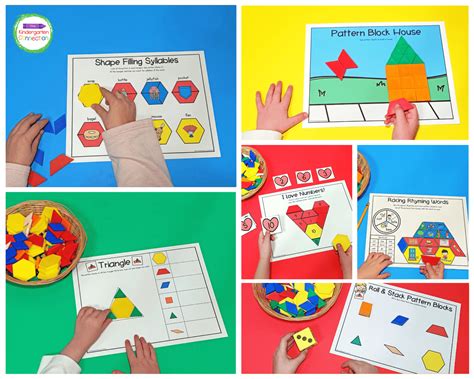 Printable Pattern Block Activities For Pre K And Kindergarten