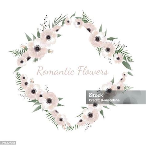 벡터 꽃 디자인 카드입니다 인사말 엽서 결혼식 초대 템플릿을 장미와 곰 우아한 프레임 0명에 대한 스톡 벡터 아트 및 기타 이미지 0명 결혼식 꽃 식물 Istock