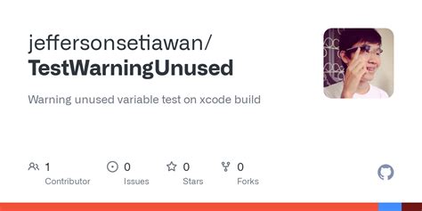 github jeffersonsetiawan testwarningunused warning unused variable