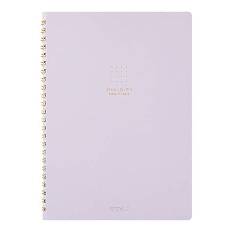 Midori Ring Notebook A5 Color Dot Grid