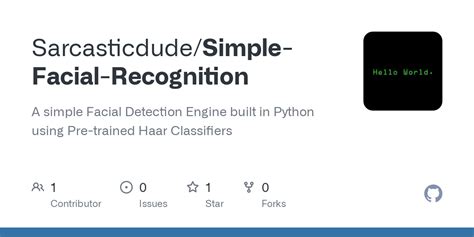 Github Sarcasticdude Simple Facial Recognition A Simple Facial Detection Engine Built In