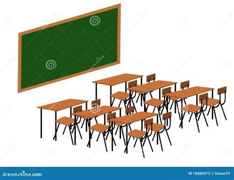 Classroom Cartoon Vector 19338713