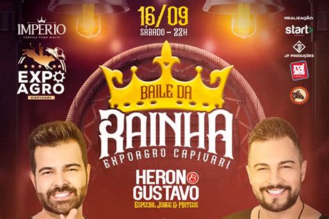 Baile Elegerá Rainha Princesa E Miss Simpatia Da Expoagro Capivari