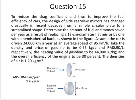Average Car Drag Coefficient