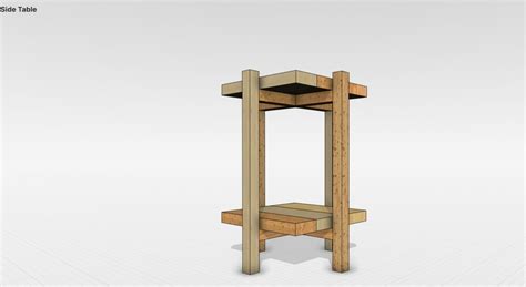 How To Build A Diy Side Table Makebyme