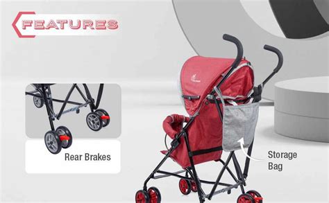 Pixie Buggy Stroller Easy To Fold And Store Uv Sun Protection Canopy