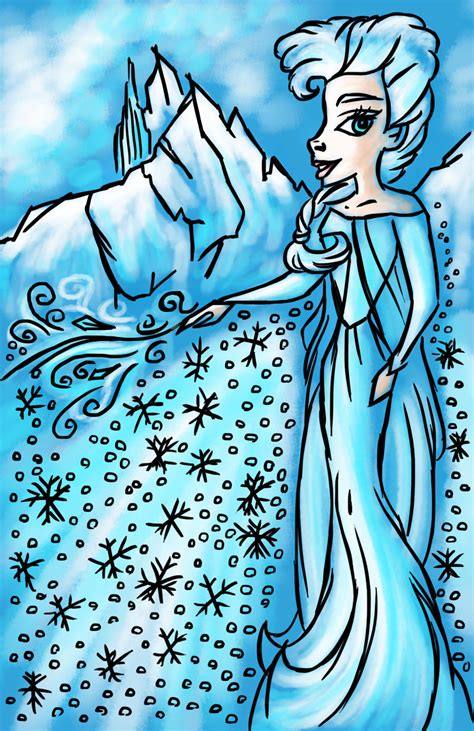 Elsa Elsa The Snow Queen Fan Art 35338768 Fanpop