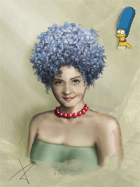Marge Simpson Hair Real Life