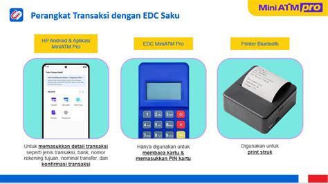 Edc Mini Atm Tarik Tunai Setor Transfer And Cek Saldo