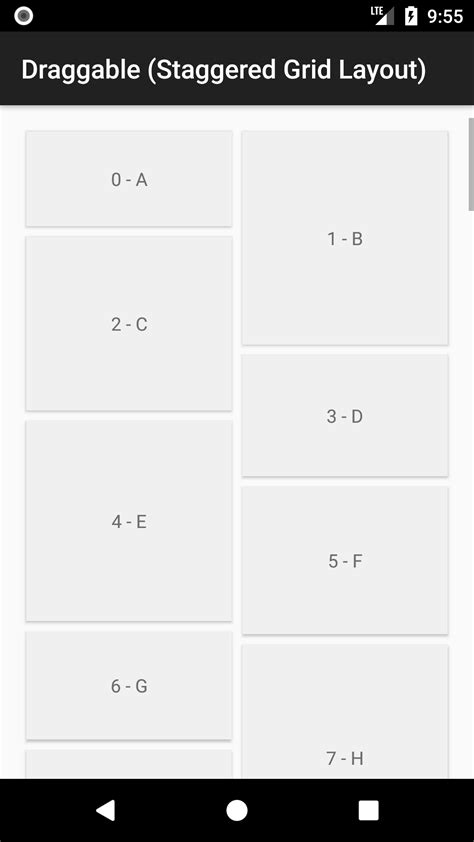 Recyclerview As Staggered Grid In Android With Example Geeksforgeeks