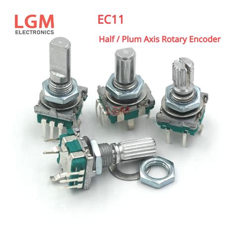Pcs Half Plum Axis Rotary Encoder Handle Length Mm Mm Code