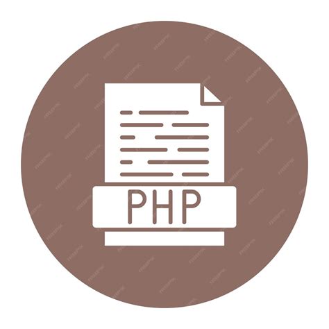 Premium Vector Php File Vector Illustration
