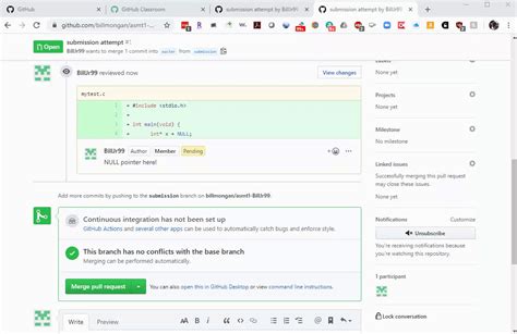 Using Github Classroom William M Mongan Phd