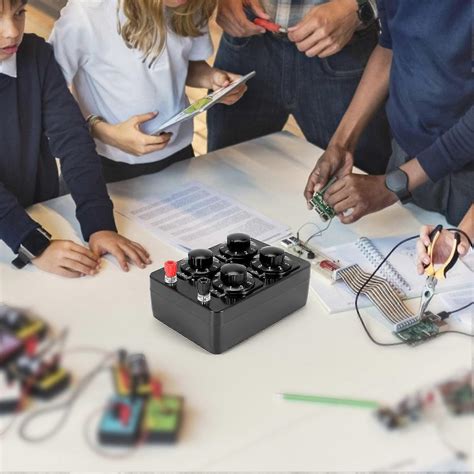 0 9999 Ohm Simple Resistance Box Precision Variable Decade Resistor Teaching Instrument Fruugo UK