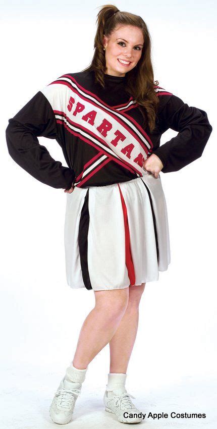 Plus Size Adult Spartan Cheerleader Arianna Costume Candy Apple