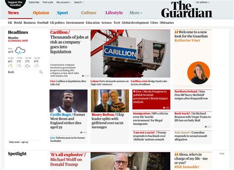 The Guardian Redesigns With New Logo And Font Creative Bloq