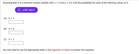 Solved Assuming That X Is Binomial Random Variable With N 4 And P 06
