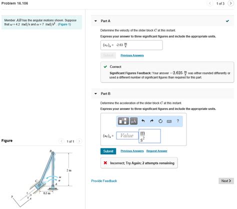 Solved Problem Of Member AB Has The Angular Chegg Com