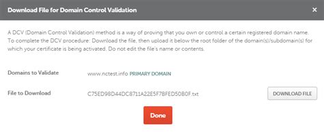 How Can I Complete The Domain Control Validation Dcv For My Ssl