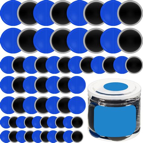 Lwuey Round Tire Patch 120pcs Tires Repair Patch 43mm Universal Rubber Puncture