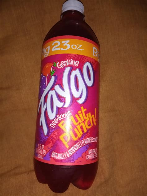 Fruit Punch Faygo R Soda