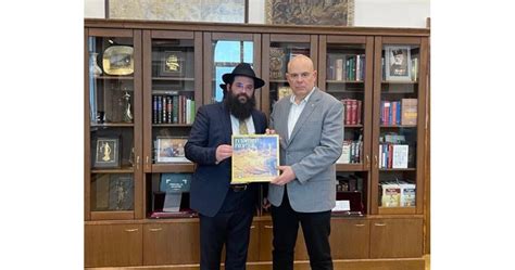 Иван Гешев се срещна с главния равин на “Хабад” по случай празника Песах