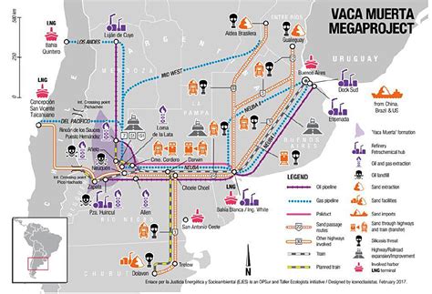Usaron Un Mapa Con Calaveras Para Atraer Inversores Para Vaca Muerta