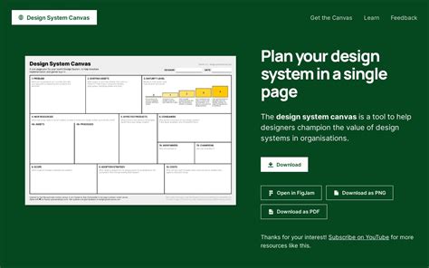 Design System Canvas — Download Now