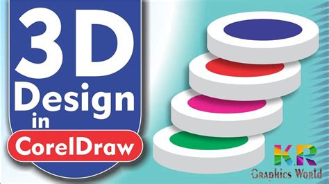 D Design In Coreldraw For Beginner Tutorial Kr Graphics World YouTube