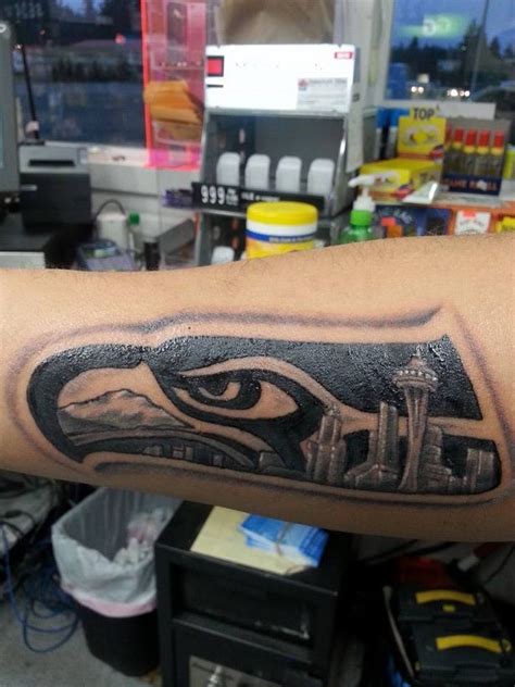 Seattle Seahawk Tattoos