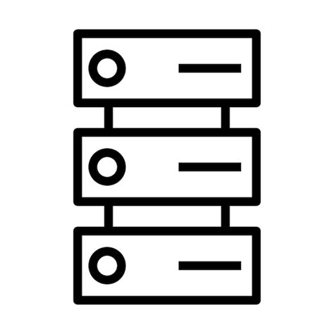 premium vector server vector icon