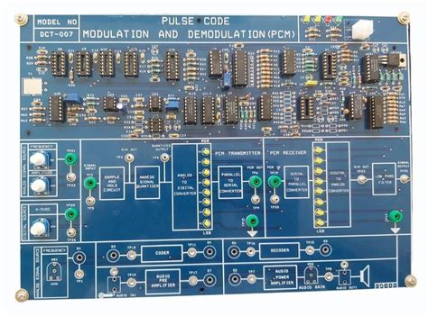 Analog Pcm Modulation Demodulation Trainer Kit Model Namenumber Dct