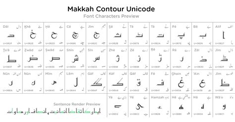 Makkah Contour Unicode Free Urdu Fonts Download