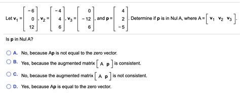 Solved Could A Set Of Three Vectors In R4 Span All Of R4