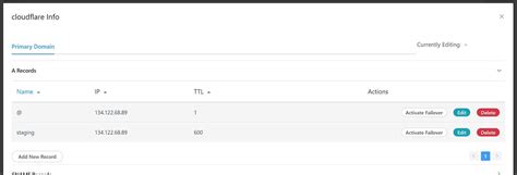 Setting Dns Records Gridpane